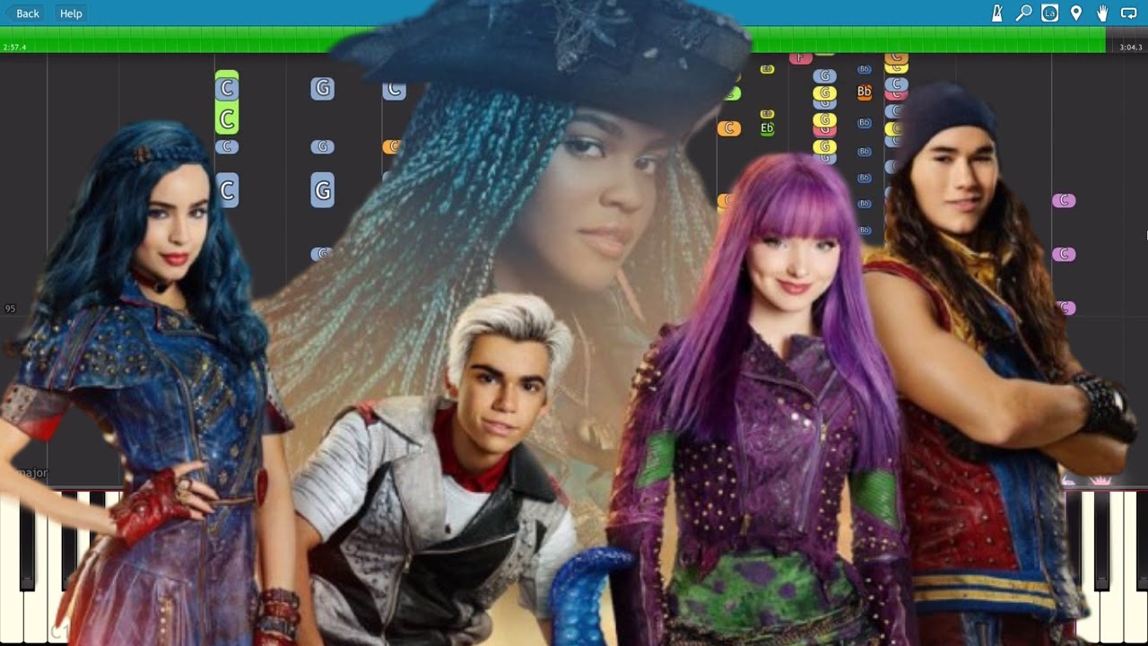 IMPOSSIBLE REMIX - Ways To Be Wicked - Descendants 2 - Piano Cover ...