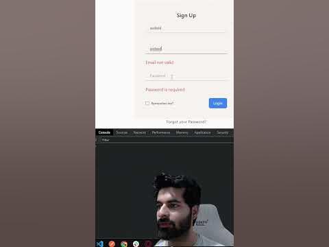 Validating forms in react. - YouTube