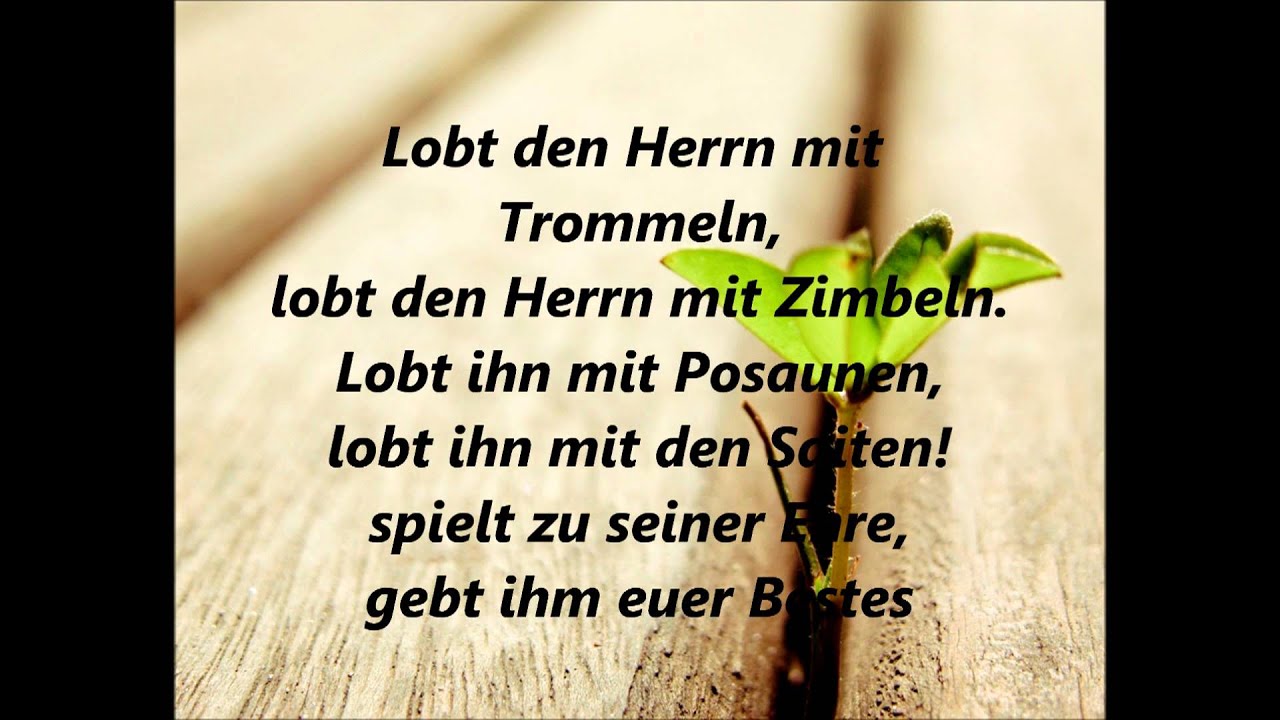 Alles, was atmet - mit text - YouTube