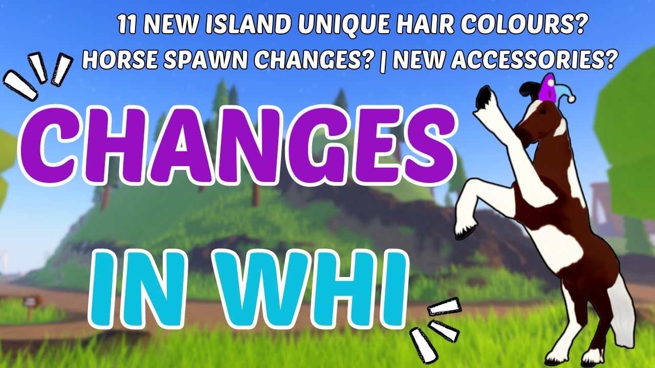 NEW MINI UPDATE!- 11 NEW IUH COLOURS?!!??! | Wild Horse Islands - YouTube