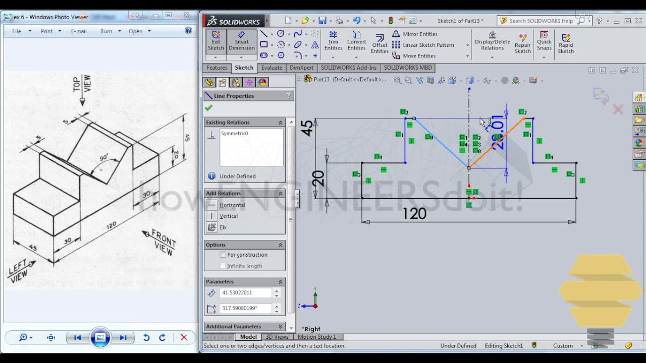 SolidWorks Beginners|Exercise 6|Practice session - YouTube