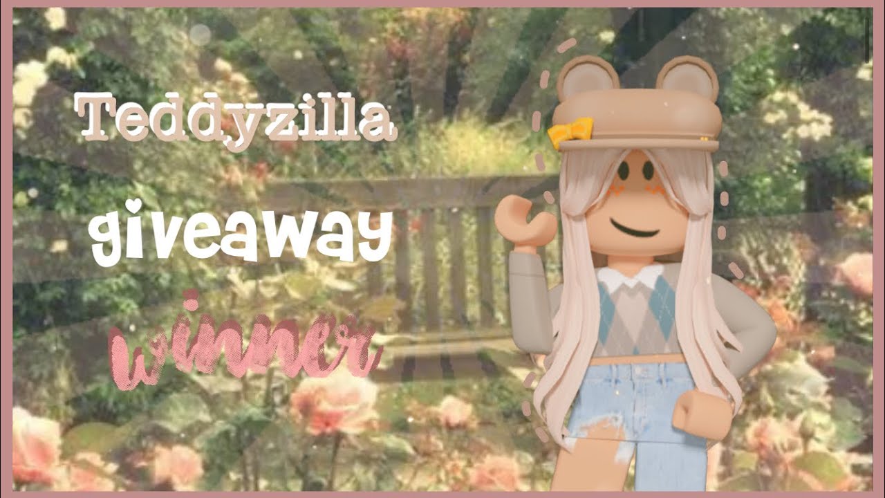 (CANCELED) Royale High teddyzilla giveaway winner! | ROBLOX - YouTube