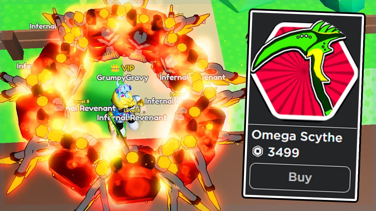 Buying The Omega Scythe in Roblox Mining Simulator 2 - YouTube