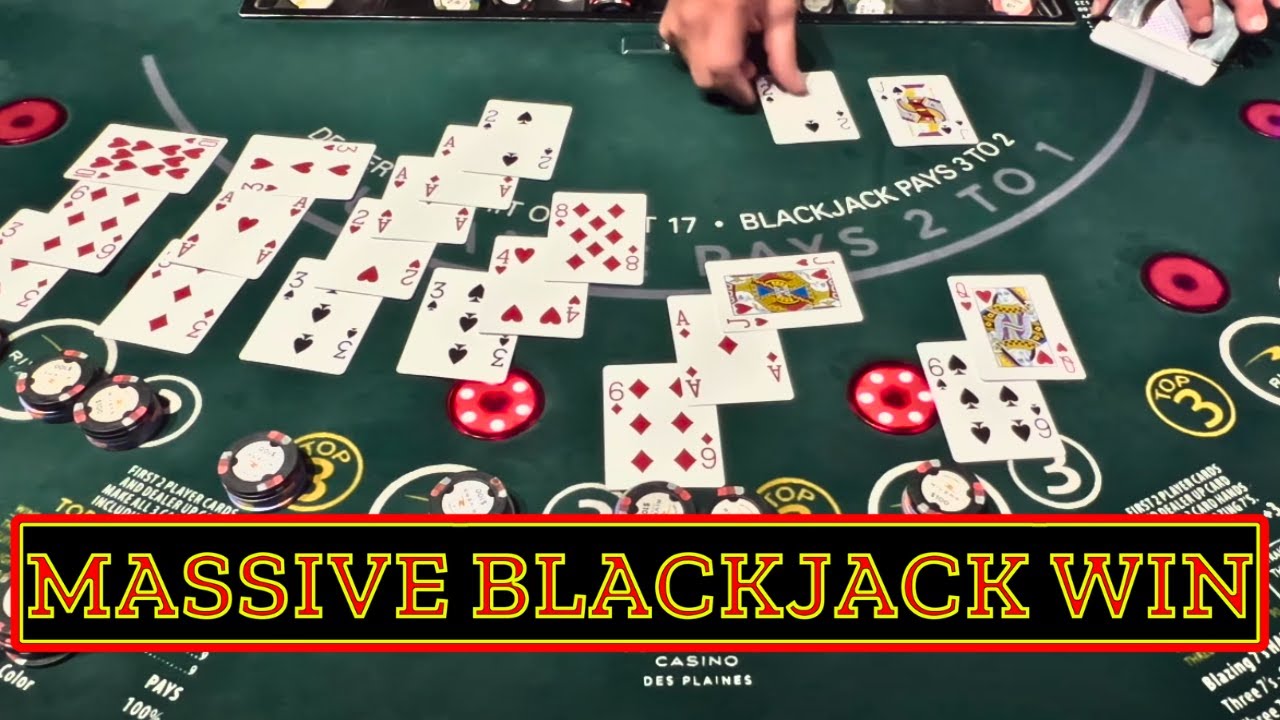 Massive Table Win: My Biggest Recorded Winning Blackjack Session Ever ...