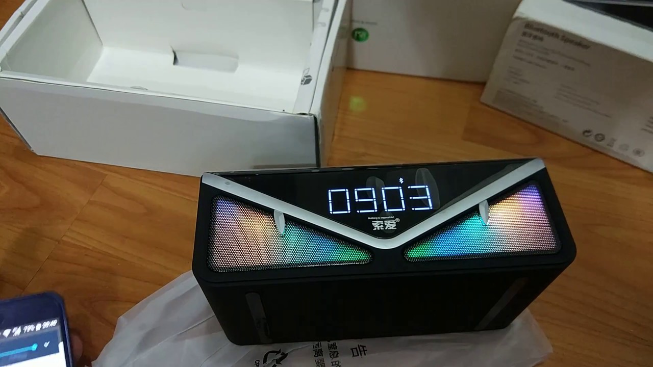 Обзор SOAIY S89 Беспроводной Bluetooth Динамик 28.10.2018 - YouTube