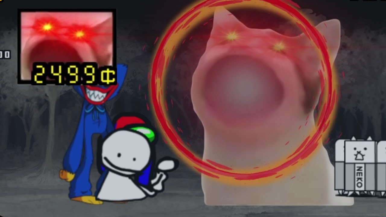 the battle cats but i use enemies (POP CAT) - YouTube