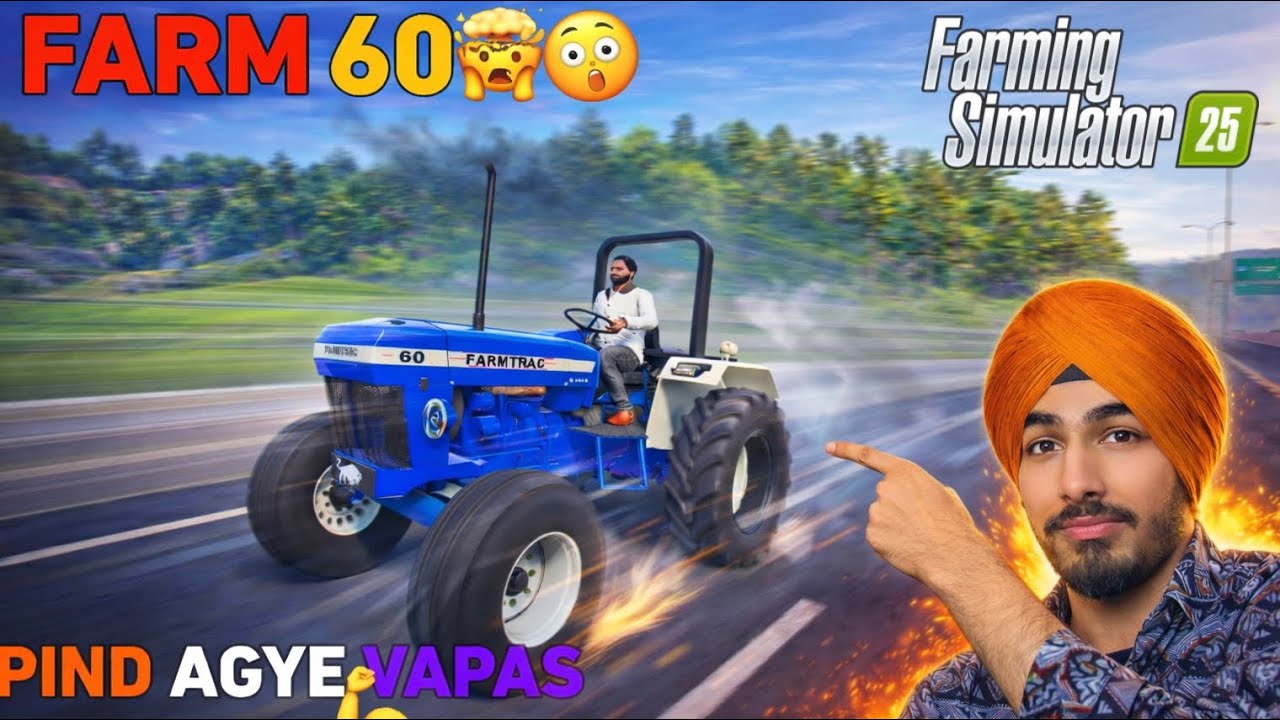 FARM 60 FULL SPEED 150 + 😱⚙️ PIND AGYE VAPIS 💥🦬 GURNOOR DA NEW HOUSE ️🗽 ...