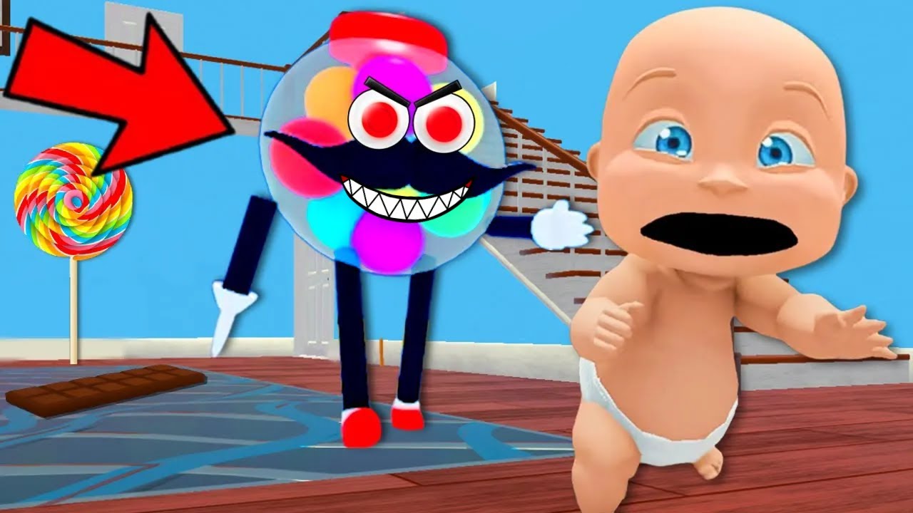 Baby Escapes CRAZY CANDYLAND! - YouTube