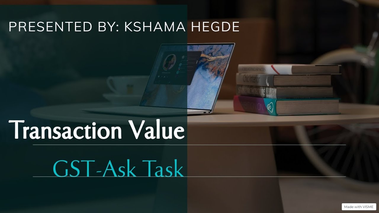 Transaction Value I GST I Important Concepts under GST I Value of ...