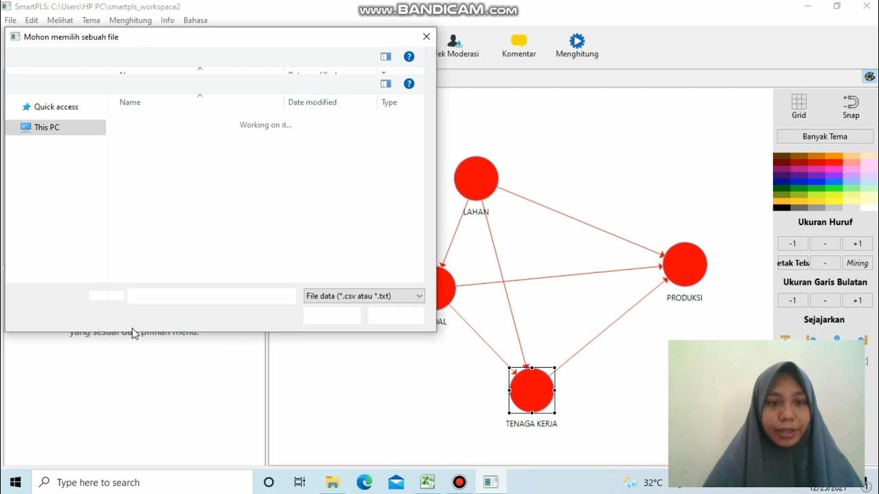 Analisis Data Menggunakan Aplikasi SmartPLS 3 - YouTube