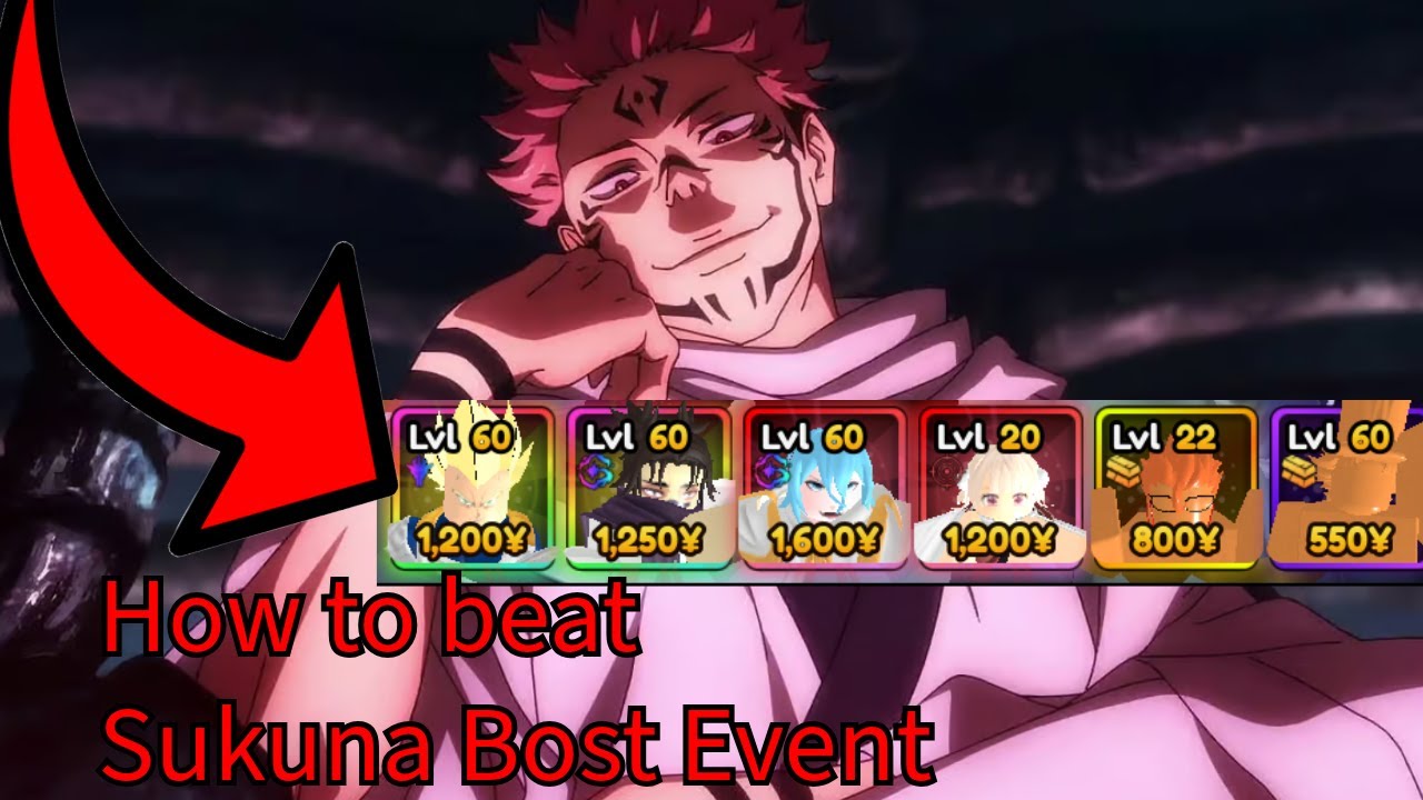 How To Beat Sukuna Boss Event in Anime Vanguards - YouTube