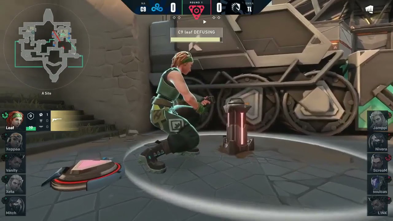 C9 Leaf, Warm up ACE! - YouTube