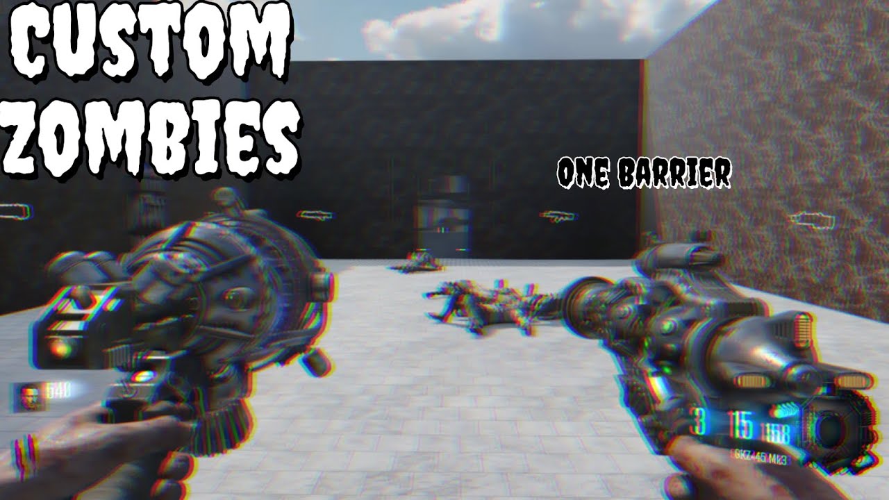 ONE BARRIER CHALLENGE (Custom Zombies) - YouTube