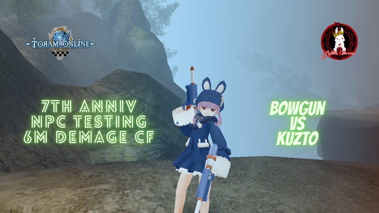 Toram Online - Bowgun Solo 7th NPC Testing VS Kuzto Ultimate 6M Demage ...