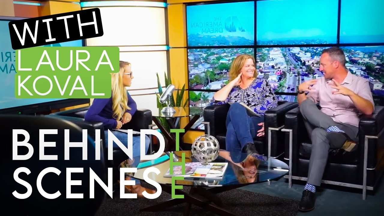 Laura Koval - Behind The Scenes Filming The American Dream TV - YouTube