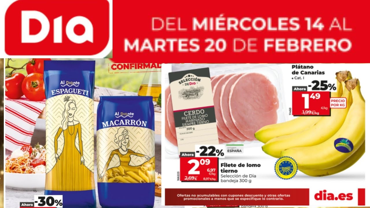 🇪🇦 FOLLETO ACTUAL SUPER DIA OFERTAS DESDE EL MIERCOLES 14 AL MARTES 20 ...