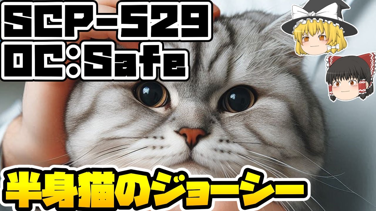 【ゆっくりSCP紹介】健常【SCP-529 - 半身猫のジョーシー】 - YouTube
