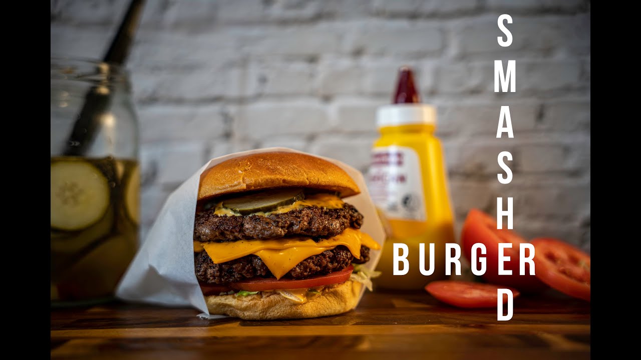Cooking with Paul "Smashed Burger" fast food made at home - YouTube
