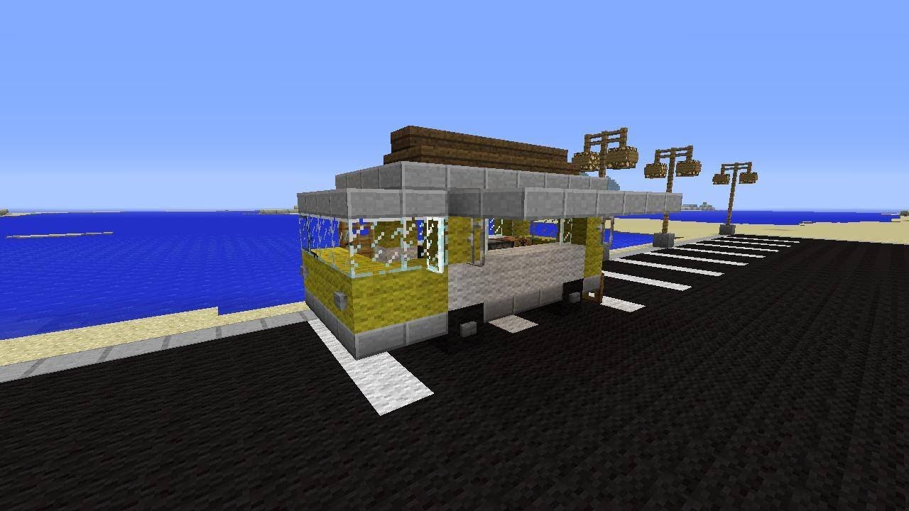 Minecraft Vehicle: Food Truck - How to - YouTube
