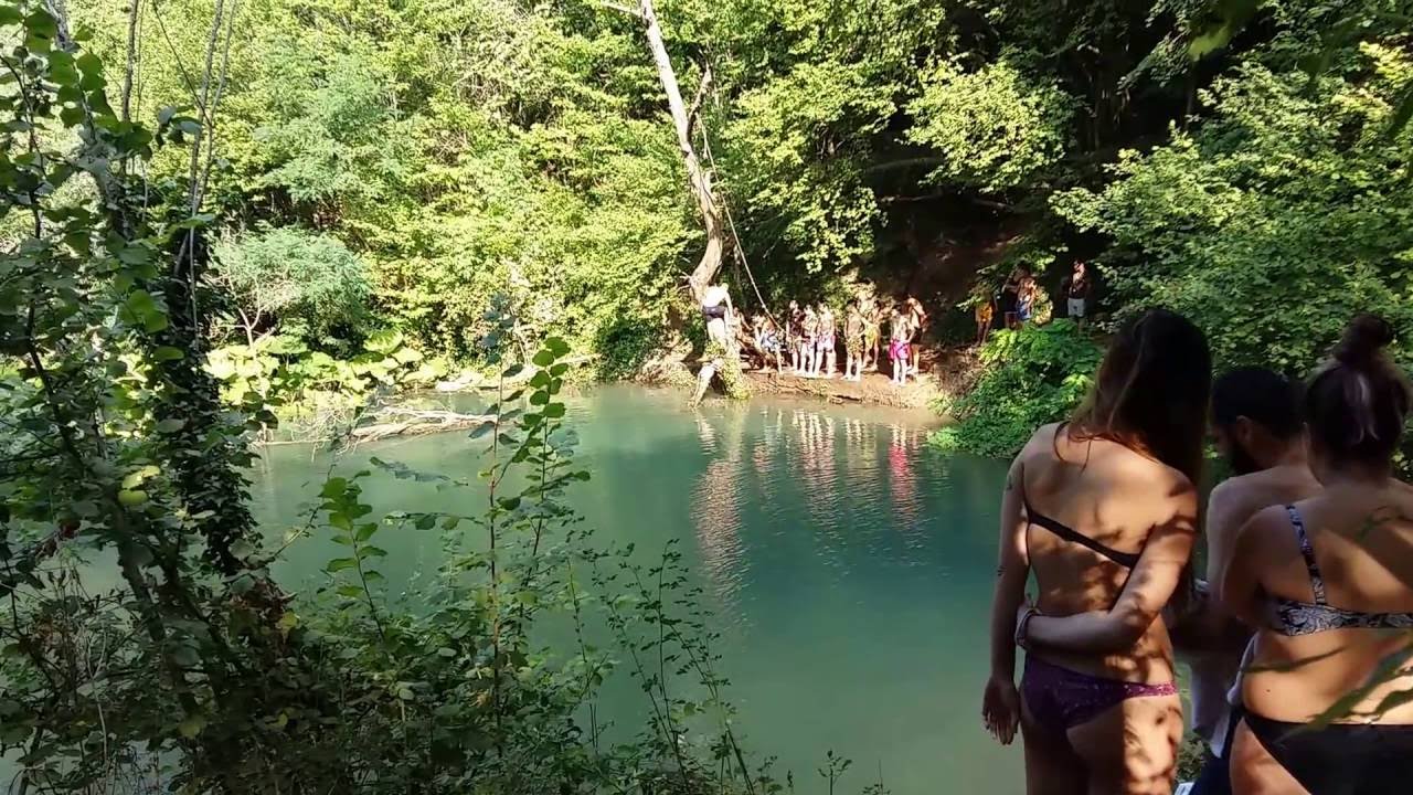 Βουτιές στη Λίμνη Σκρά του Νομού Κιλκις -Βόρεια Ελλάδα - YouTube