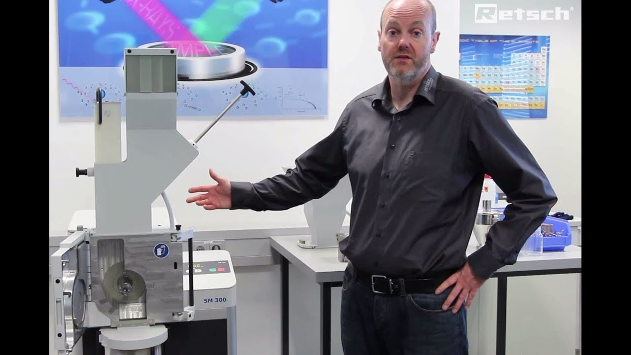 Retsch Cutting Mill SM 300 - 切割式粉碎機產品介紹 - YouTube