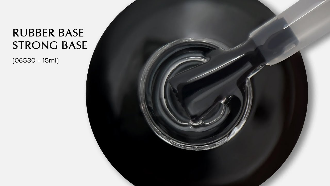 GEL POLISH RUBBER BASE STRONG BASE - (06530 - 15 ml) - YouTube