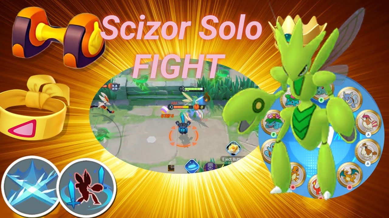 Scizor How to Solo Fight 🦐 19 Kill🦗 Pokemon unite - YouTube