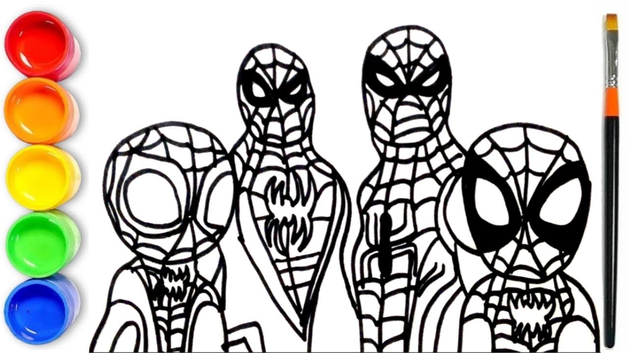 🔴🔵 Draw Marvel's Spidey and His Amazing Friends Drawing - Spidey ...