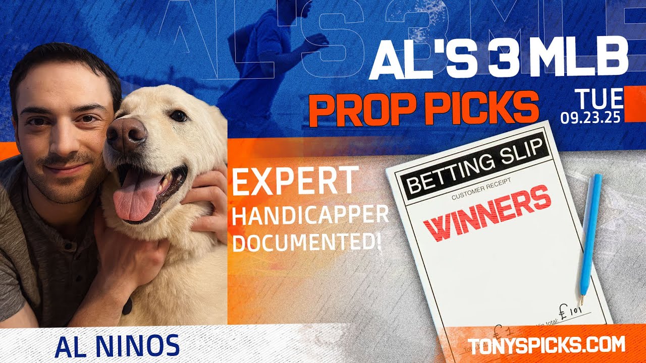 MLB PROP Picks for Today, Tuesday 9/23/25 - YouTube
