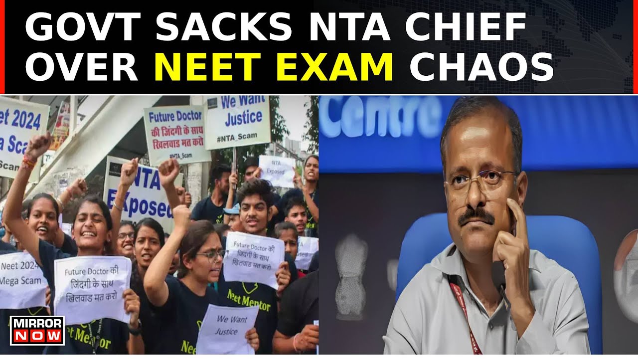 Government Sacks NTA Director-General, Postpones NEET PG Exam Amid ...