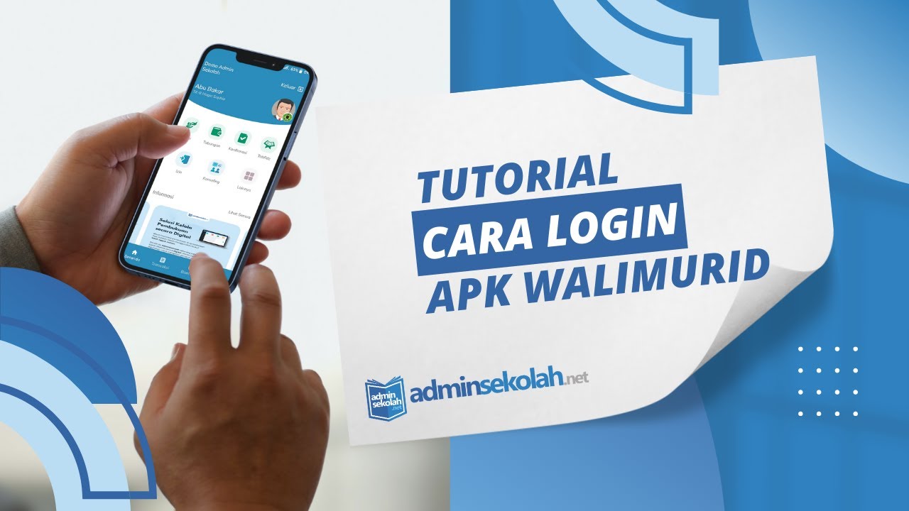 CARA LOGIN - APLIKASI WALIMURID ADMINSEKOLAH - YouTube