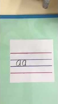 NSW Foundation Handwriting A - YouTube