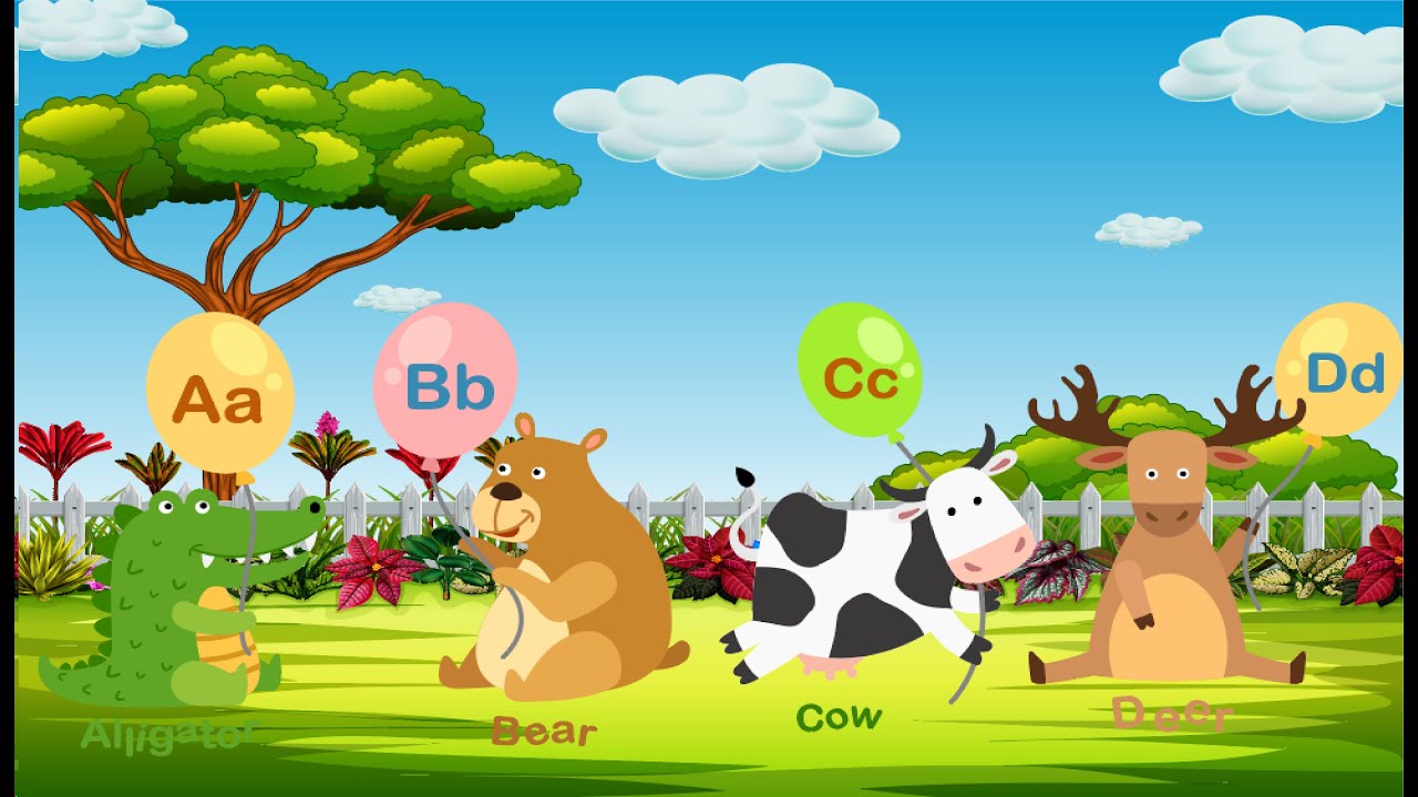 ABC Phonics with Cute Animals - YouTube