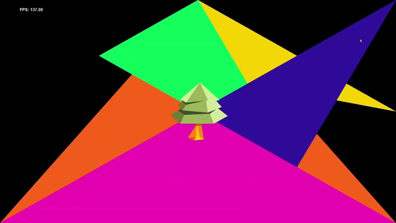 Dynamic OpenGL Tree Rendering with Real-time Color Control | C++ Programming - YouTube