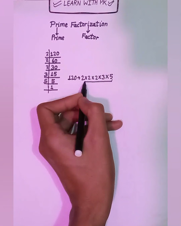 Prime Factorization Division Method math ytshorts shortsfeed shorts prime-factorization-division-method-math-ytshorts-shortsfeed-shorts