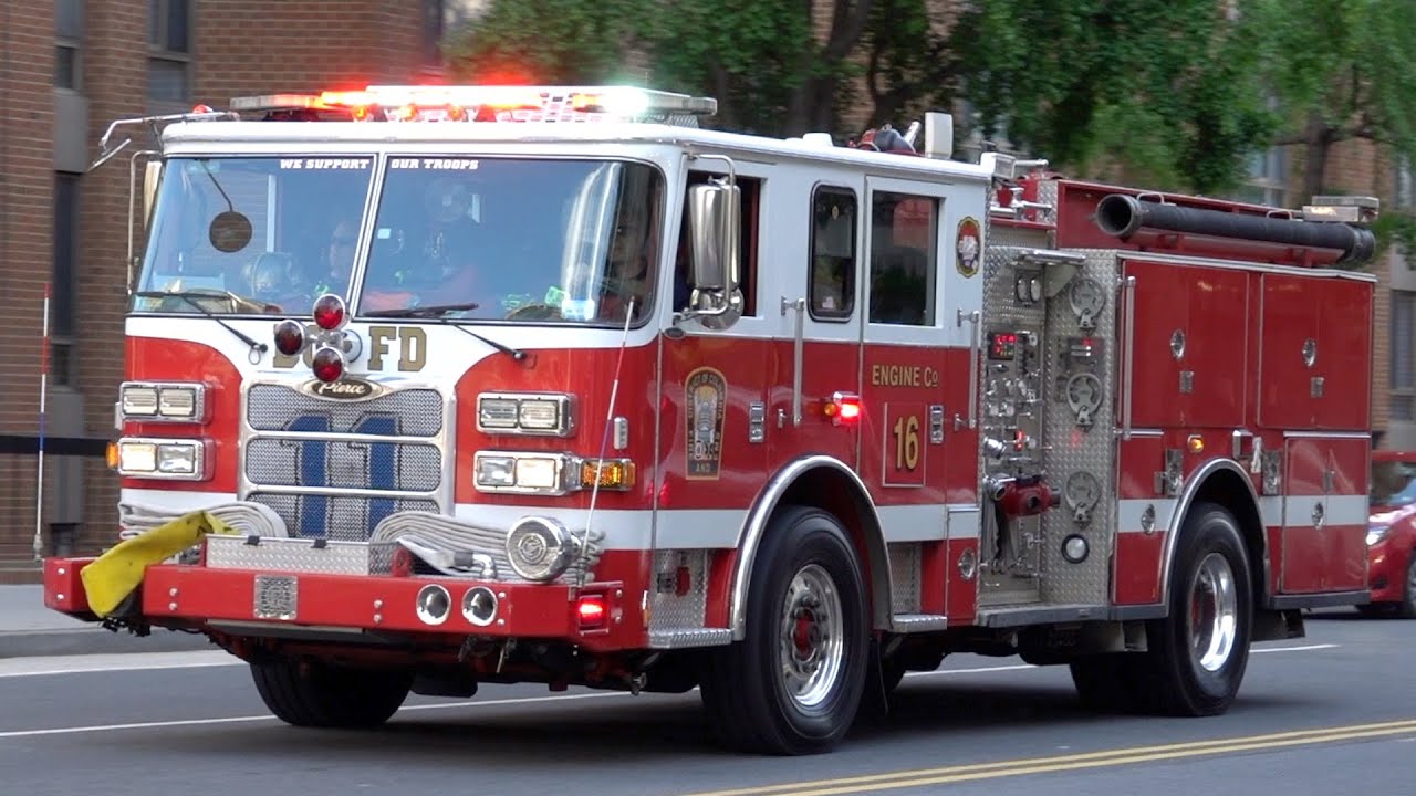 DCFD Engine 16 Responding - YouTube