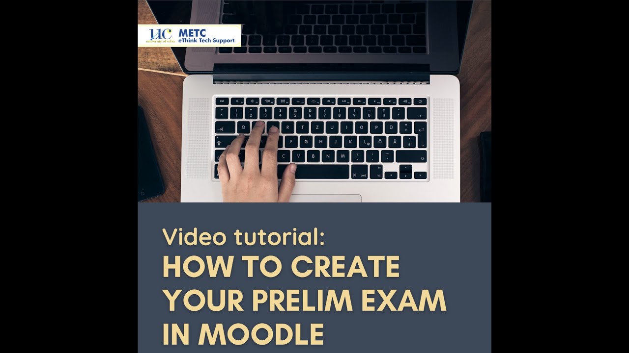Creating an Exam in Moodle - YouTube