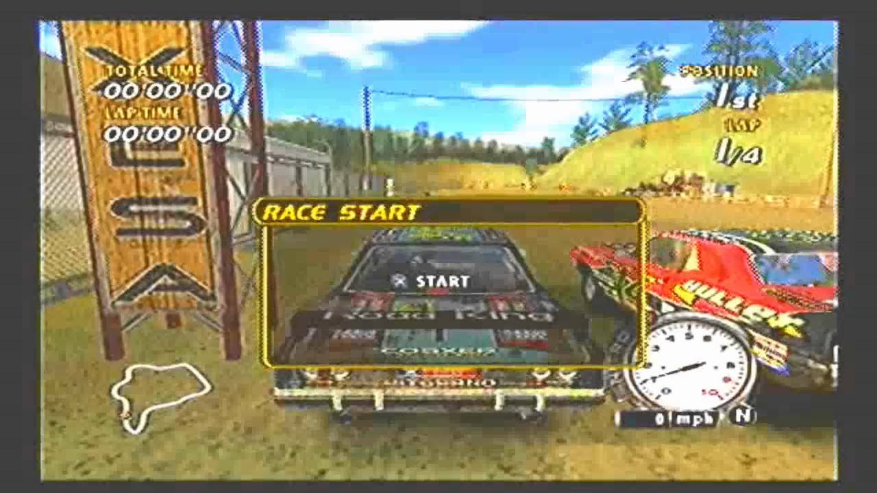 Flatout PS2 Gameplay part 1 - YouTube