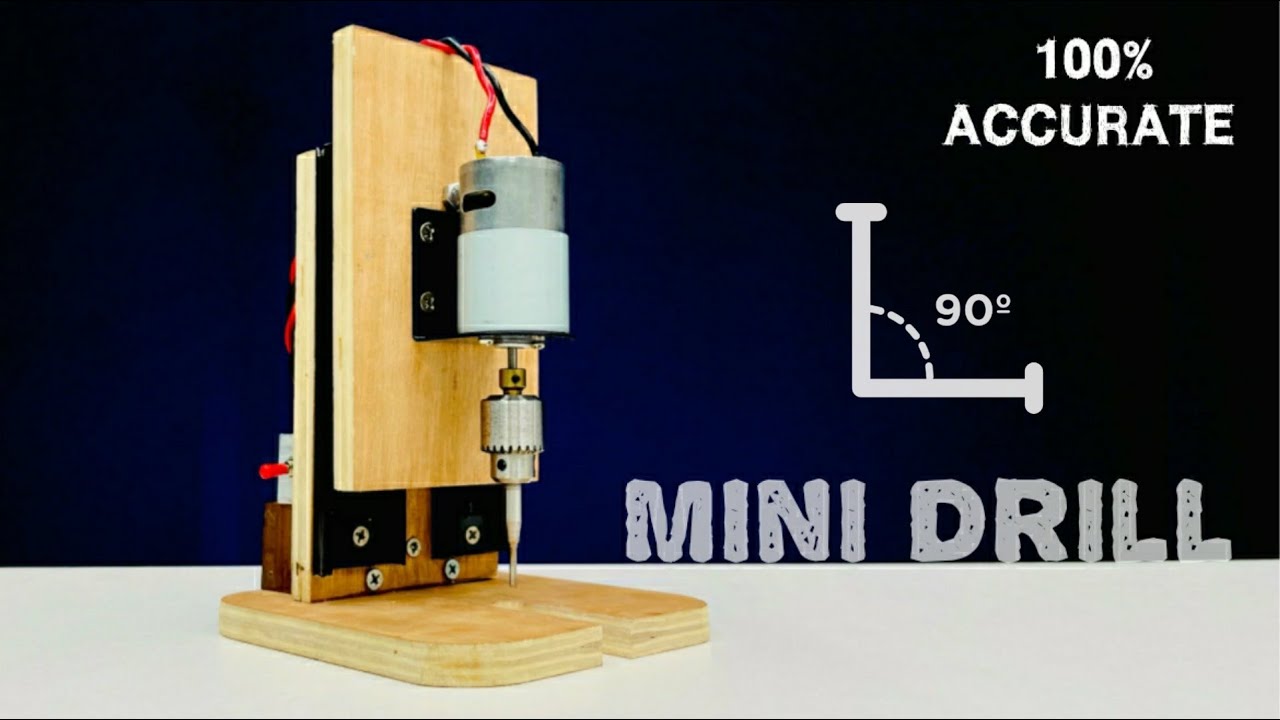 The Easiest Way to Make Your Own Smallest Drill Press | How to Make ...