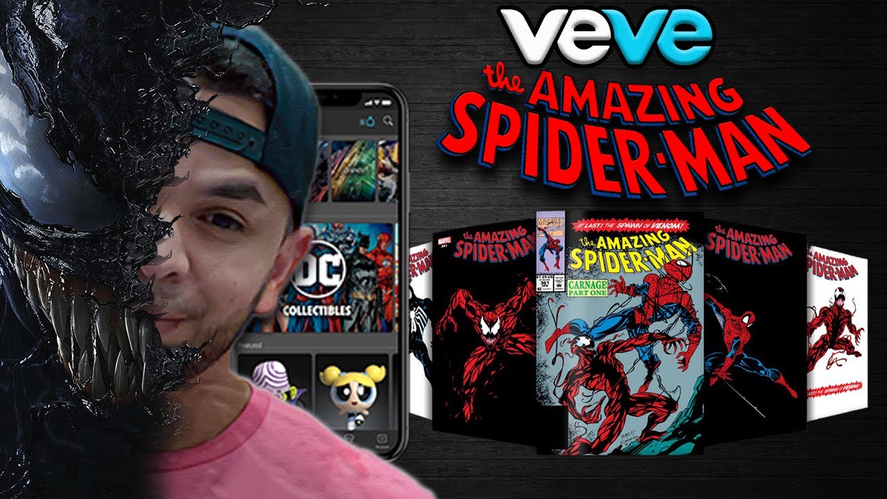 VeVe Amazing SpiderMan Live Drop! VeVe Venom Carnage Comic Book Drop ...