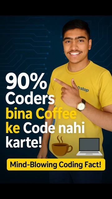 90% Coders bina Coffee ke Code nahi karte! ☕💻 | Mind-Blowing Coding ...