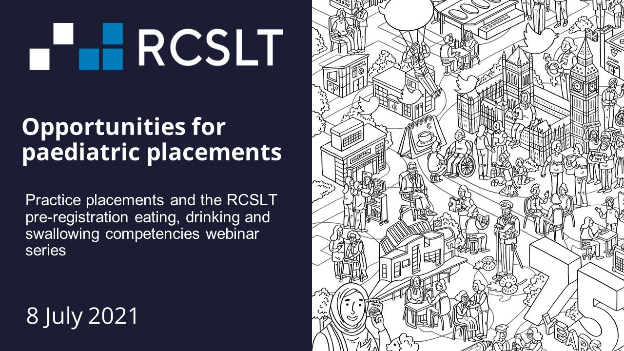 RCSLT pre-registration EDS competencies webinar: opportunities for ...