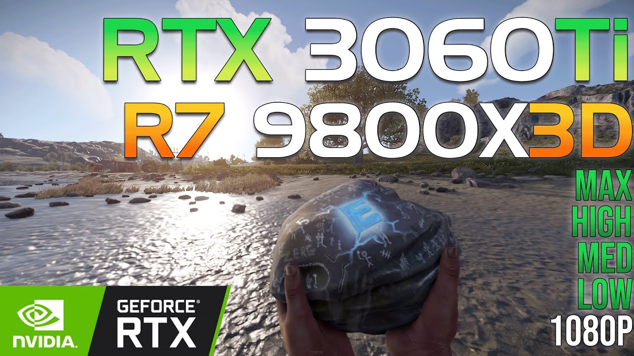 Rust 2025 on The RTX 3060 Ti Ryzen 7 9800X3D - YouTube