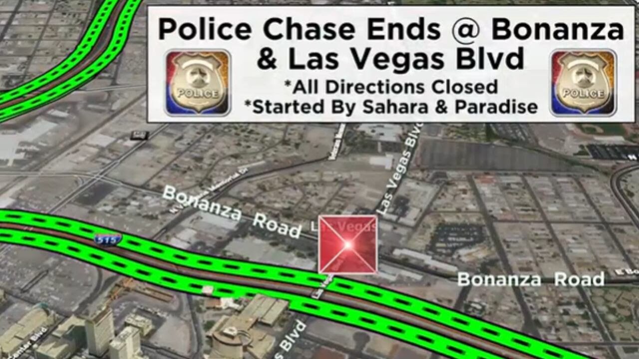 First Alert Traffic: Las Vegas Boulevard closed at Bonanza due to ...