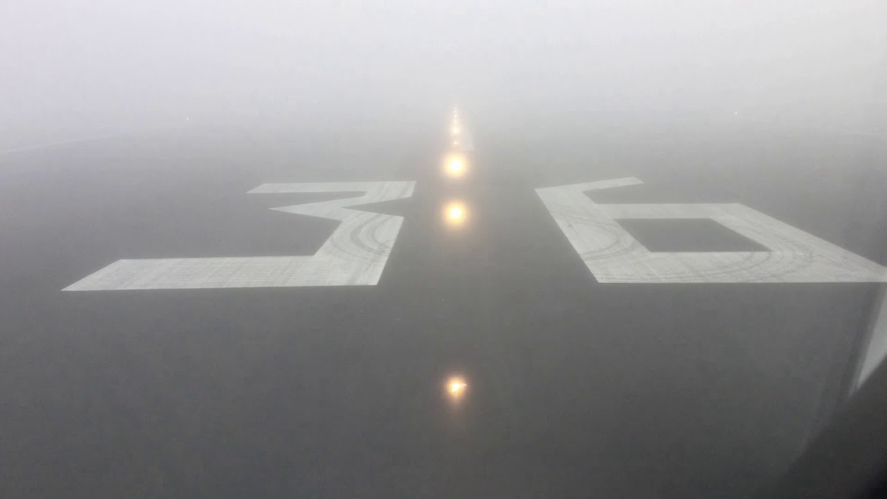 Cockpit view - Foggy take off Amsterdam - YouTube