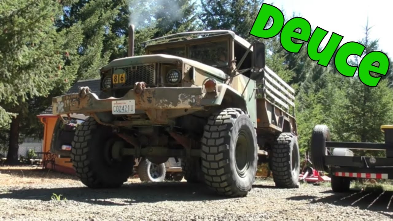 Walk Around: ULTIMATE Military Truck 1970 Deuce and a Half - YouTube