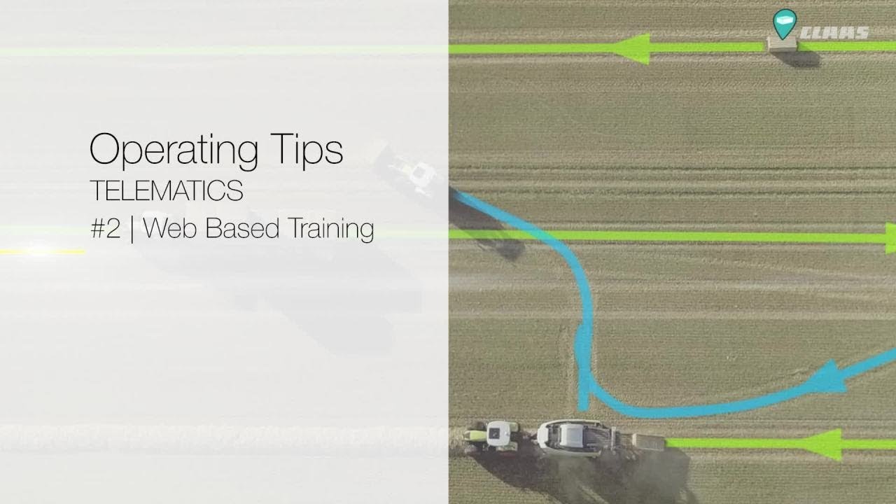 CLAAS Operating Tips TELEMATICS #2 | Web Based Training. - YouTube