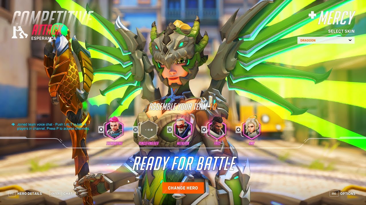 *Little Dragon* - Overwatch 2 Mercy Main Competitive Gameplay - YouTube