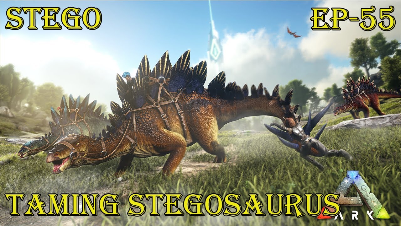 How to Tame Stegosaurus | Stego | Ark Survival evolved | Genesis 2 ...