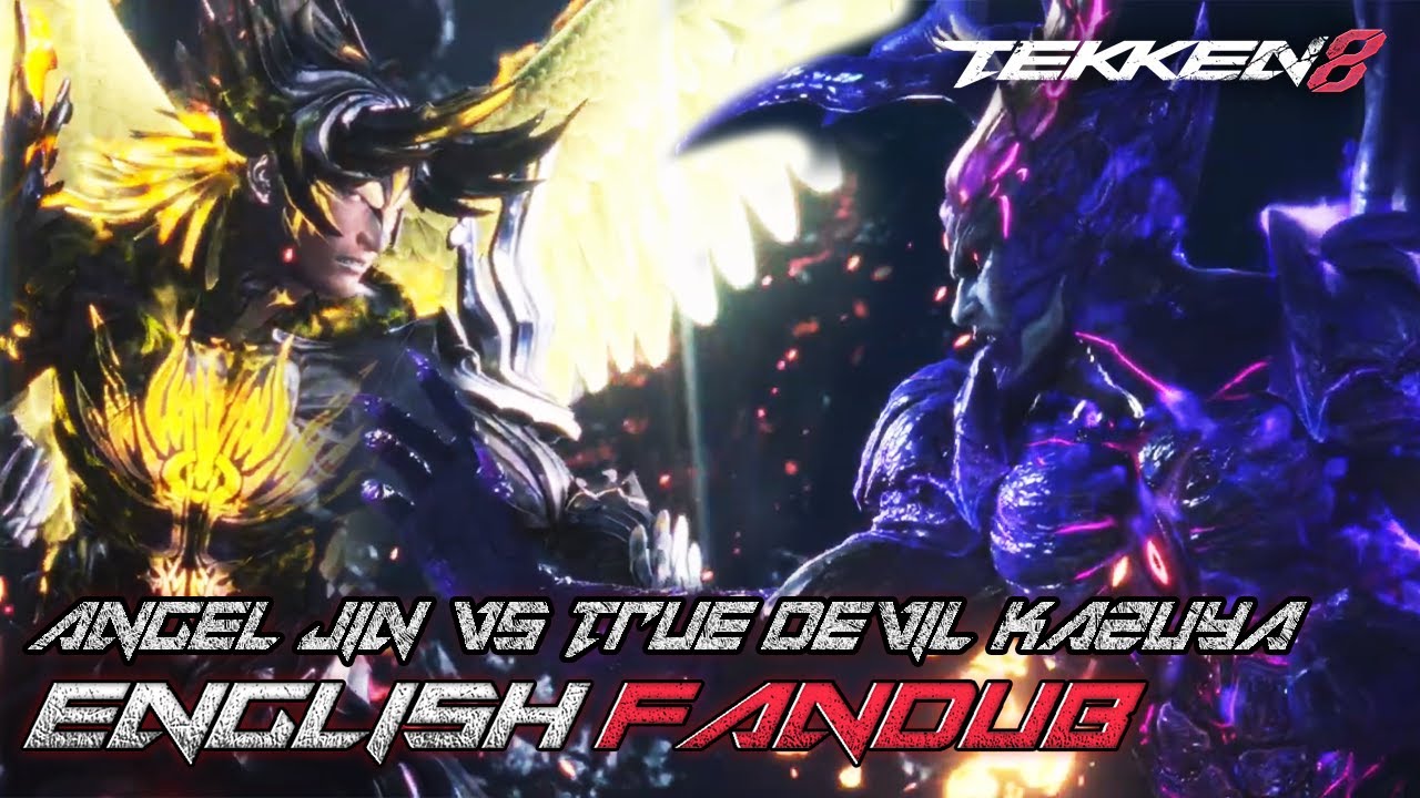 TEKKEN 8: Angel Jin vs True Devil Kazuya - English Fandub - YouTube